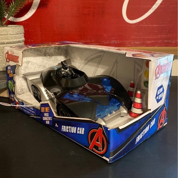 Marvel | Toys | Marvel Avengers Black Panther Friction Car With Light ...